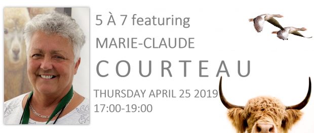 5 À 7 MARIE-CLAUDE COURTEAU - Le Balcon d'Art - Art Gallery - Montreal ...