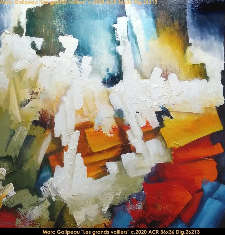 MARC GALIPEAU - OEUVRES ABSTRAITES RÉCENTES - Le Balcon d'Art - Galerie ...